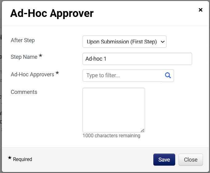 CU Marketplace Tip: Inserting Ad-Hoc Approvers into Requisition and Voucher Approval Workflow ...